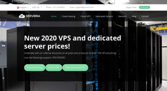 Serveria Review & Promo Codes - $19/month Dedicated Server-Waikey